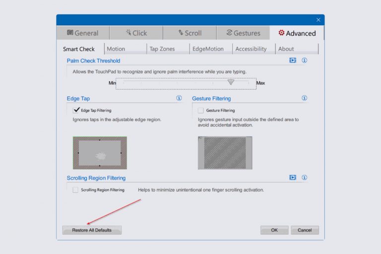 How to Access Advanced Touchpad Settings in Windows 10