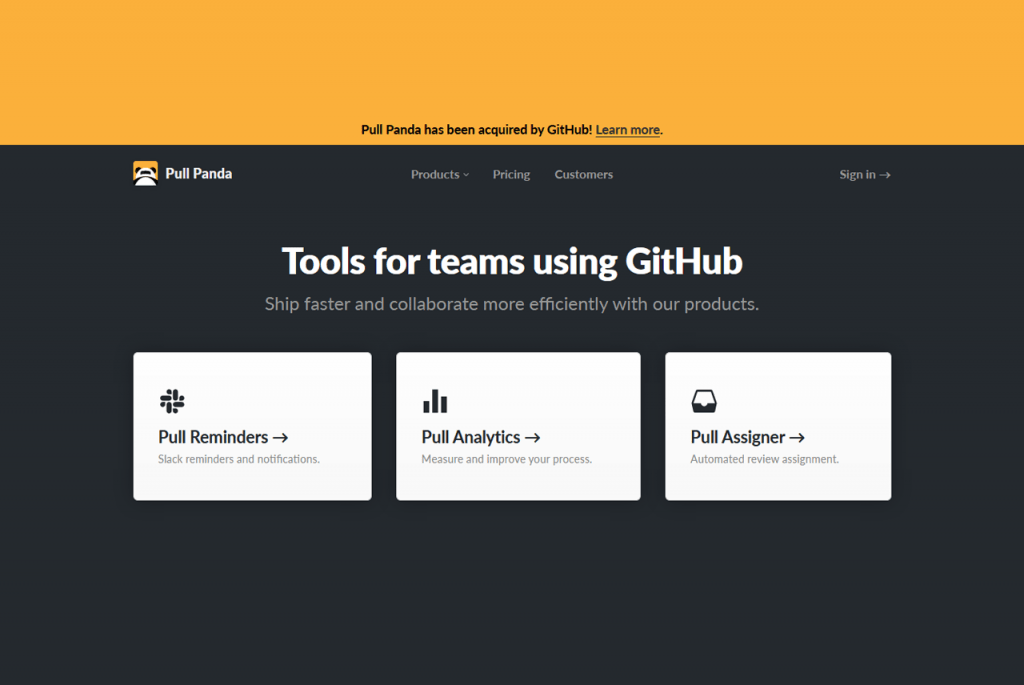 GTech Booster • Pull Panda acquired by GitHub